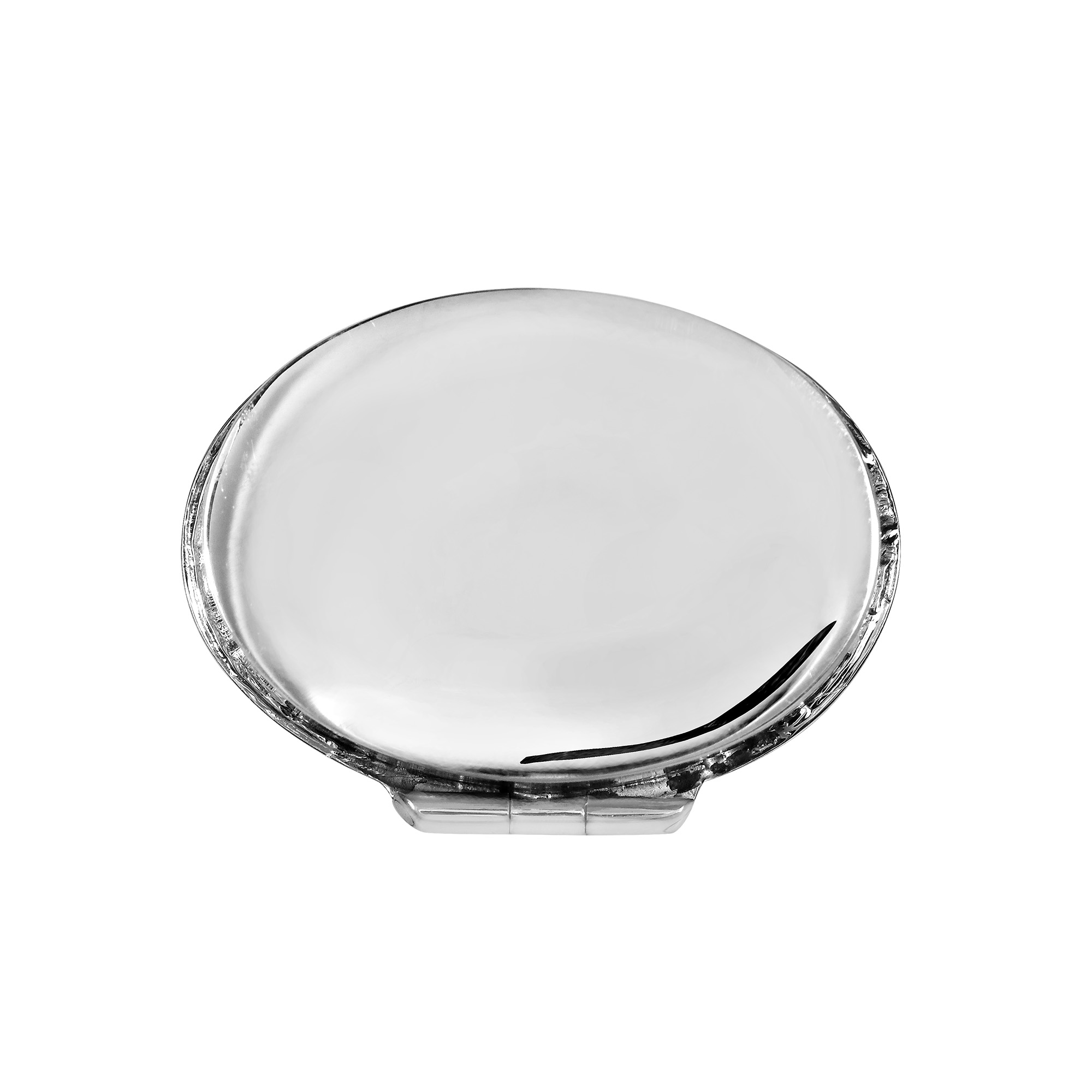 Floral Accented Victorian Oval Shaped Sterling Silver Storage Box